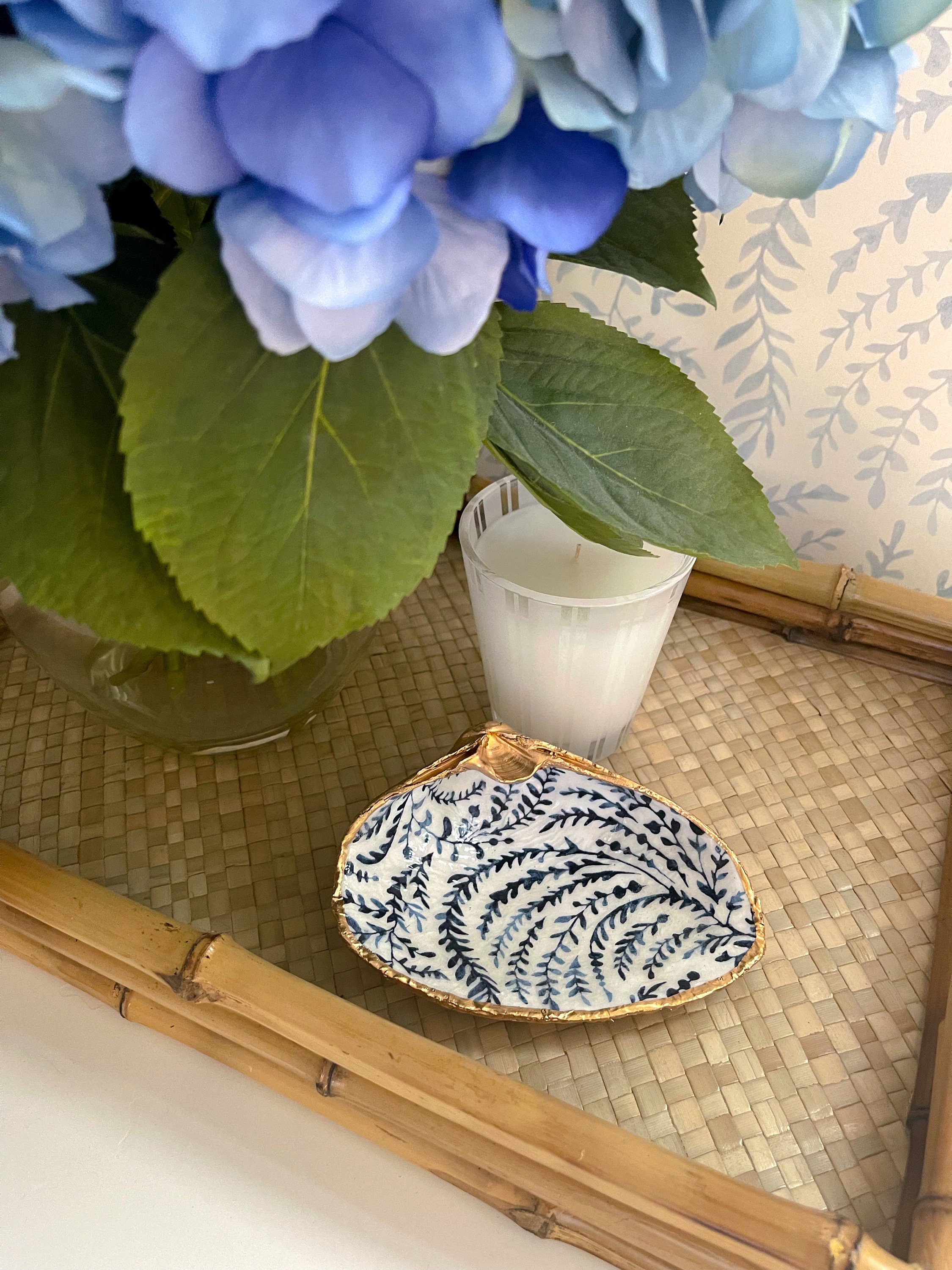 Serena & Lily-inspired Decoupage Shell Trinket Dish - Etsy