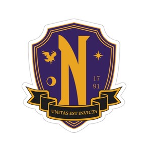 Nevermore 2x2,3x3, 4x4 6x6 Stickers Available in White and Transparent ...