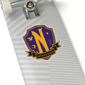 Nevermore 2x2,3x3, 4x4 6x6 Stickers Available in White and Transparent ...