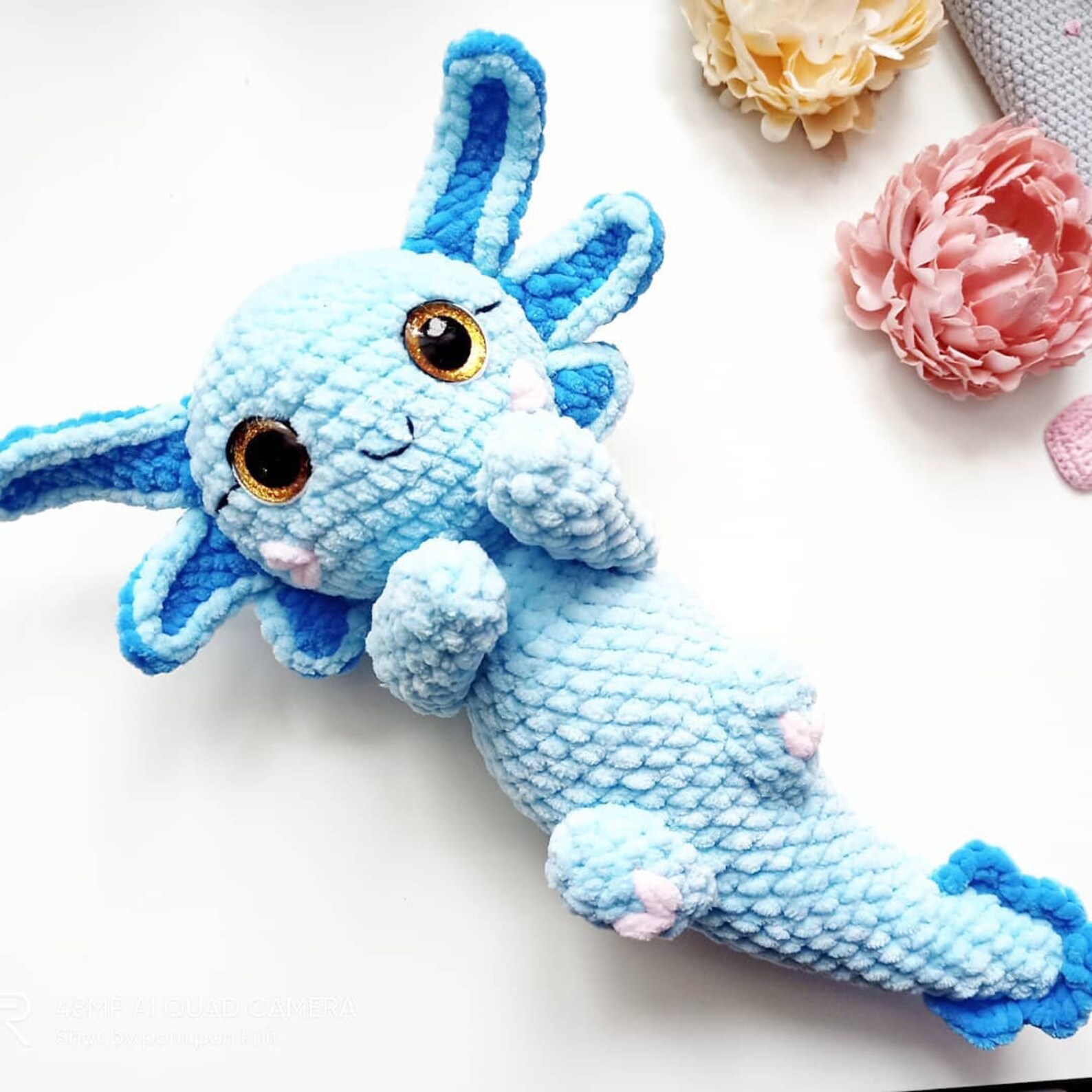 Axolotl plush Axolotl gift Pink axolotl Mexican salamander | Etsy