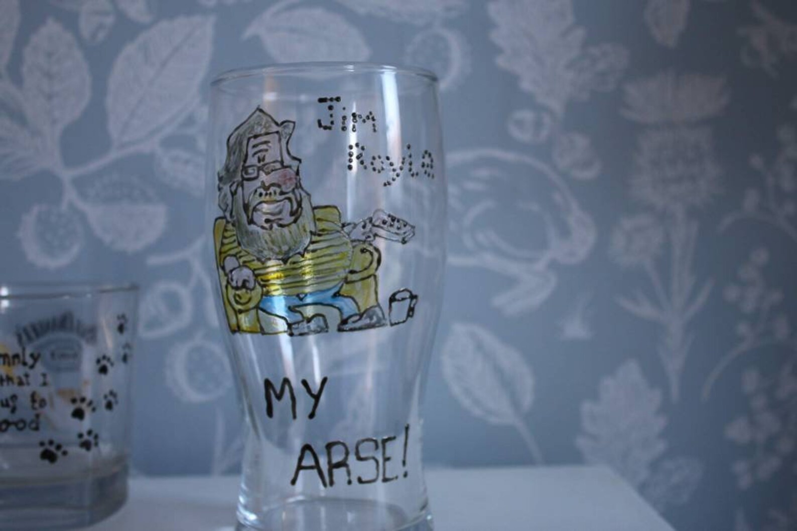The Royle Family. Jim Royle My Arse Hand Painted - Etsy