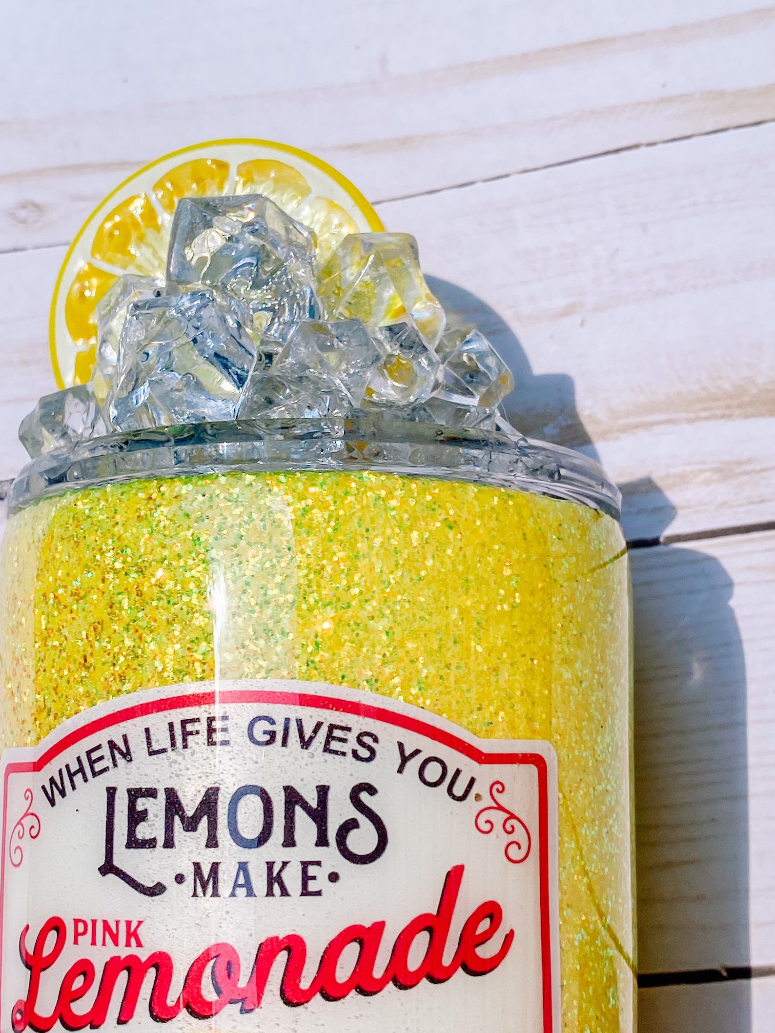 3D Pink Lemonade Glitter Tumbler Stainless Steel Lemonade - Etsy