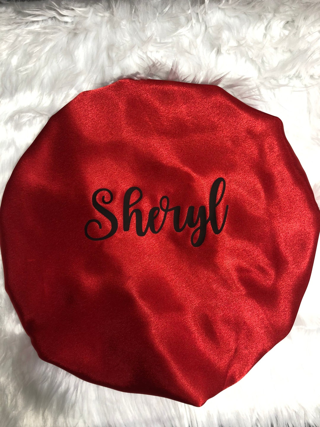 Personalized Satin Bonnet || Customized Satin Bonnet|| Personalized ...
