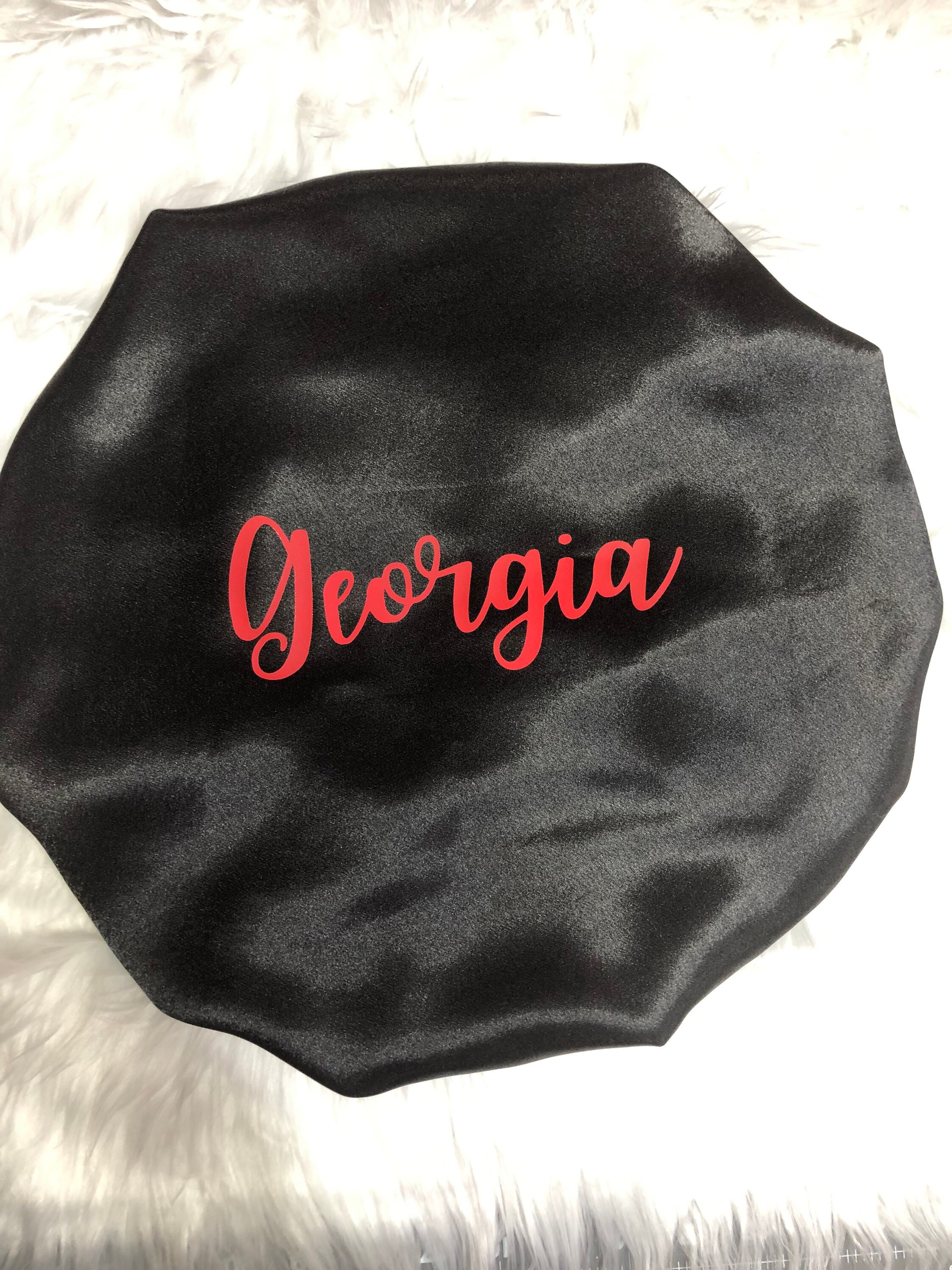 Personalized Satin Bonnet Gifts Satin Bonnet With Names Customized ...