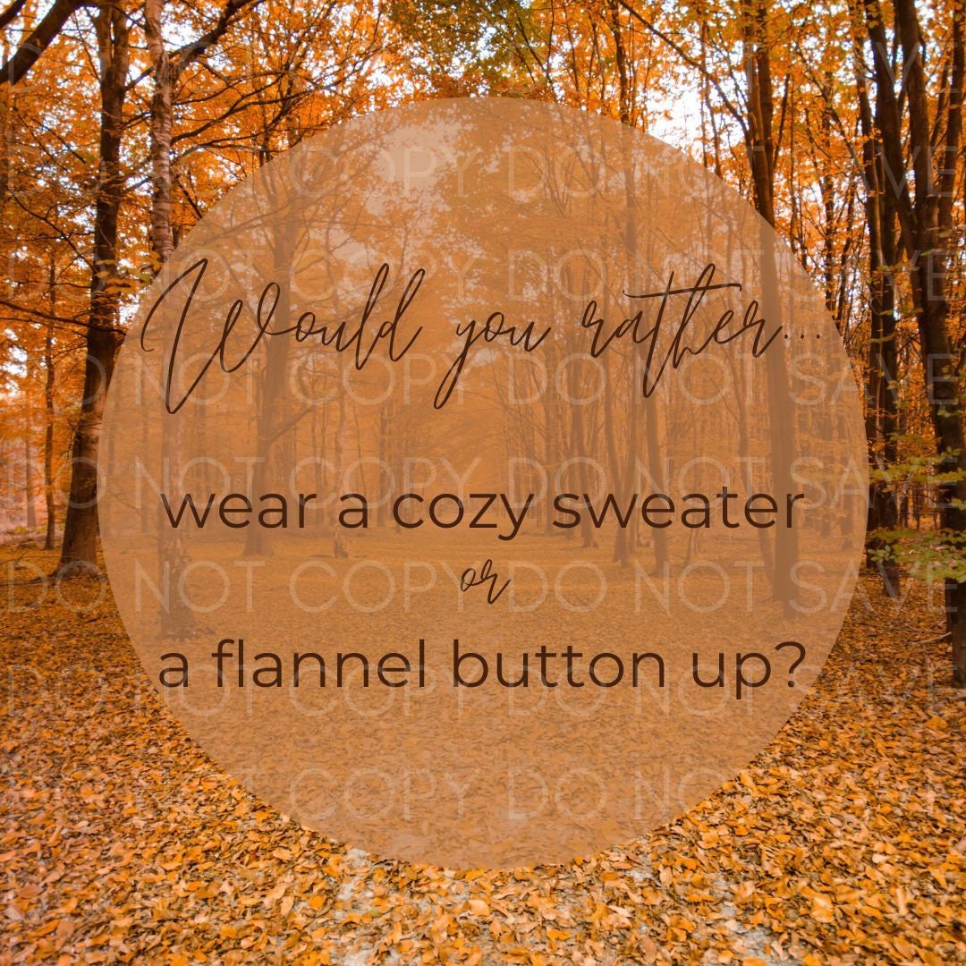 100 Fall Themed Engaging Posts Autumn Interactive Ready to - Etsy