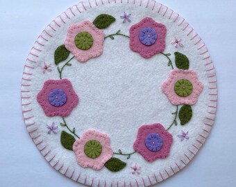 Wool Candle Mat | Etsy