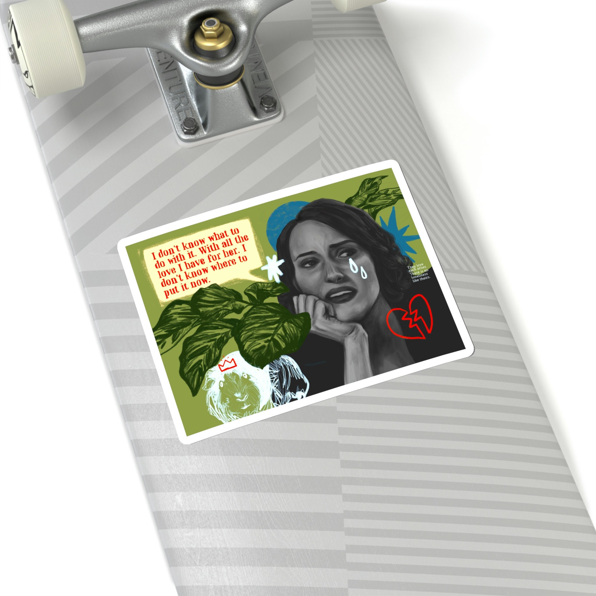 FLEABAG, Kiss-cut Sticker - Etsy