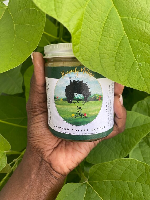 Herb & Coffee Whipped Shea Butter Hair and Body | Etsy