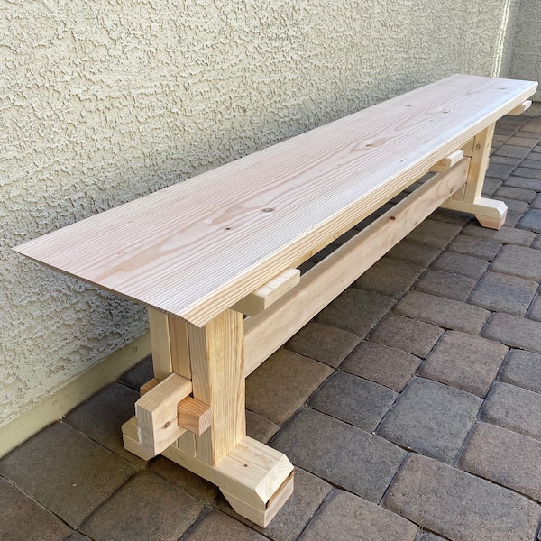 Farmhouse Bench - Etsy