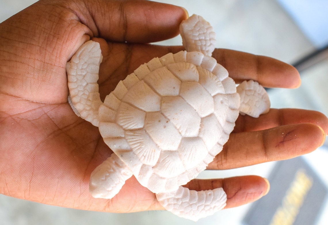 Sea Turtle Statue Concrete Handmade Turtle Sculpture Garden - Etsy