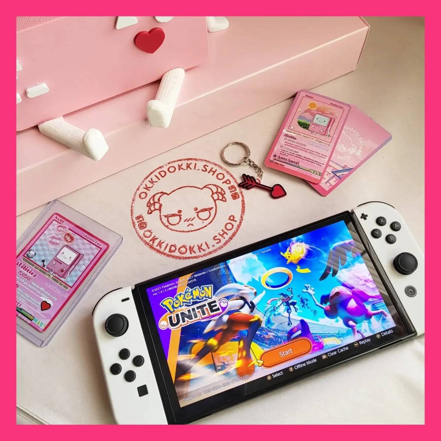 Valentines Pink Nintendo Switch BMO Dock W/ Face Display - Etsy