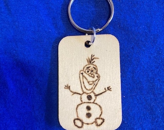 Olaf Keychain - Etsy