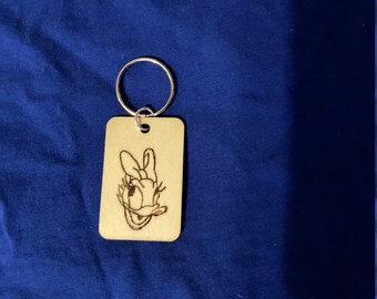 Daisy Duck Keychain | Etsy