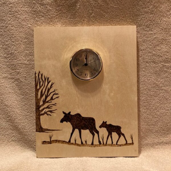 Large Wildlife Wall Clock - Etsy