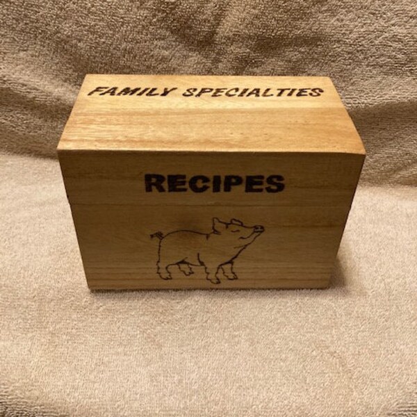 Recipe Box - Etsy
