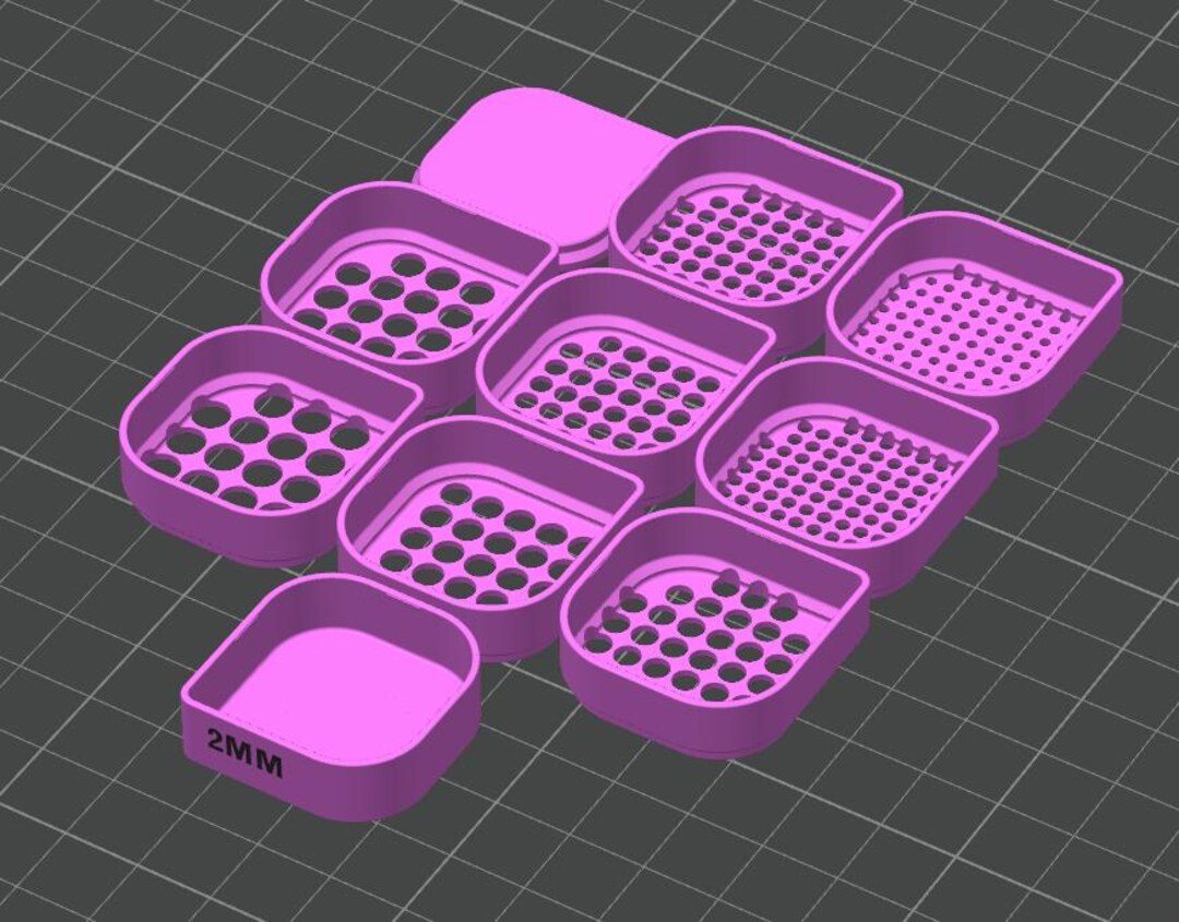 DIGITAL FILE - Rhinestone Size Sorter - STL - 3MF - 3D Printing - Etsy