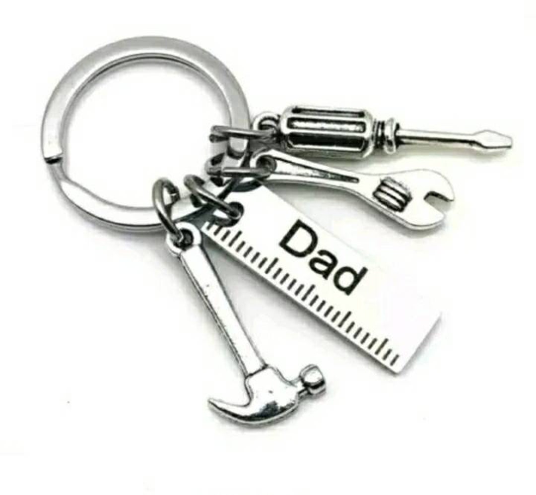 Dad Gift, Fathers Day Keyring, Daddy, Grandad Gift, Engraved Dad ...