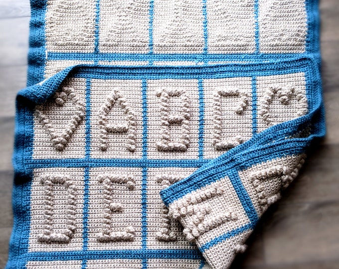 Full Alphabet Bobble Crochet Patterns - Etsy Canada