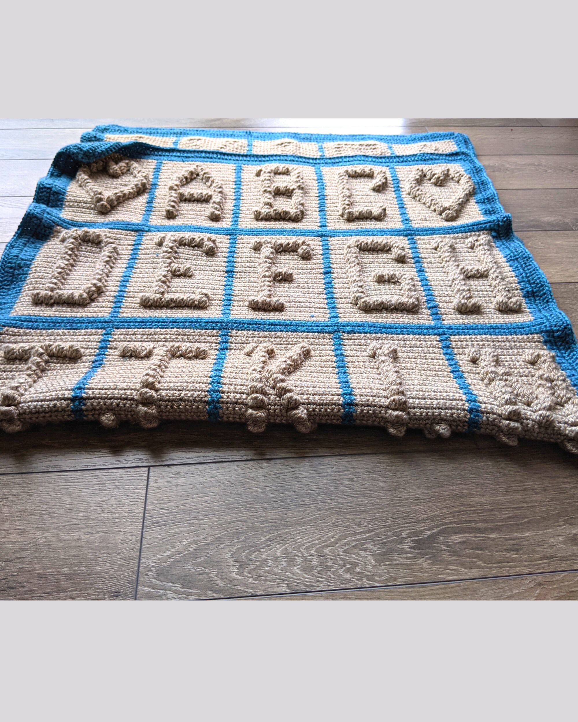 The Crochet Abc Blanket | How to Crochet Letters | Alphabet Baby ...