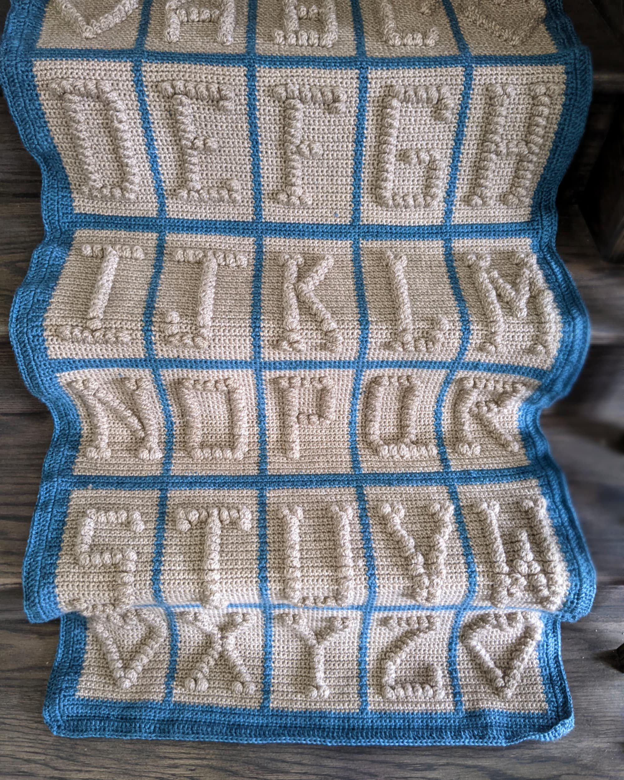 The Crochet Abc Blanket | How to Crochet Letters | Alphabet Baby ...