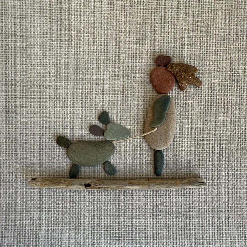 Pebble Art Dogs - Etsy