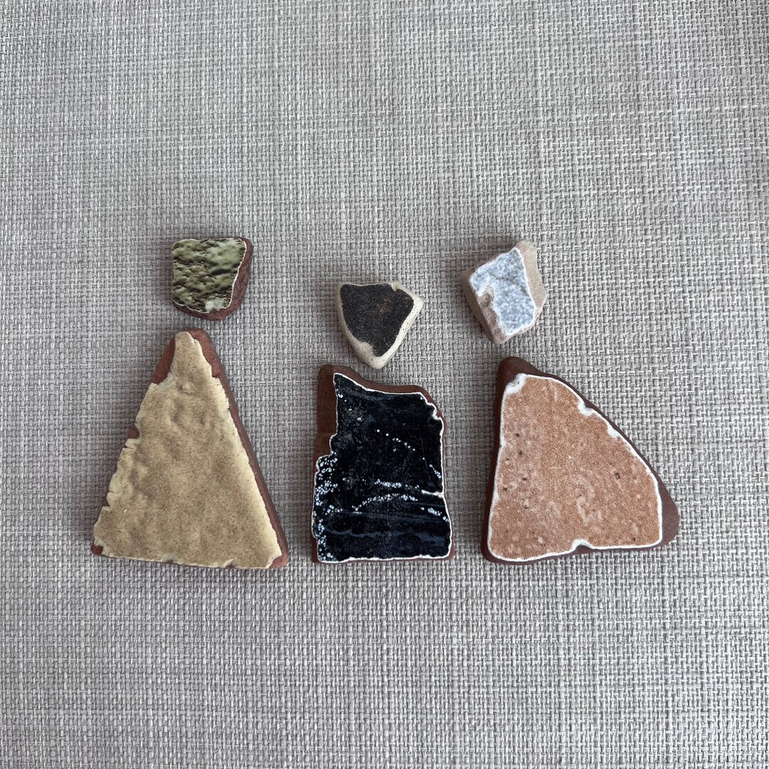 6 Pottery Shards From Azores Portugal,mosaic Houses Art Projects,little ...