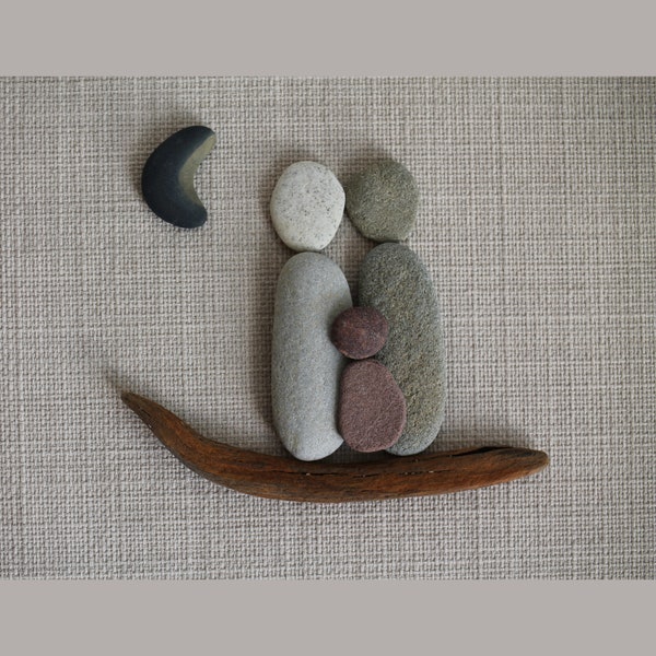 Newborn Pebble Art - Etsy