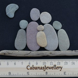 Family of 5 at Moonlight Pebble Art Kit Supply, Anniversary Family Gift ...