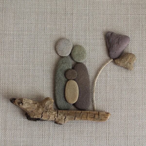 Newborn Pebble Art - Etsy