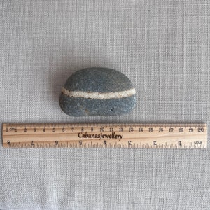 Wishing Stone With Single Quartz Line, Quartzite Veined Rock, Zen Rock ...