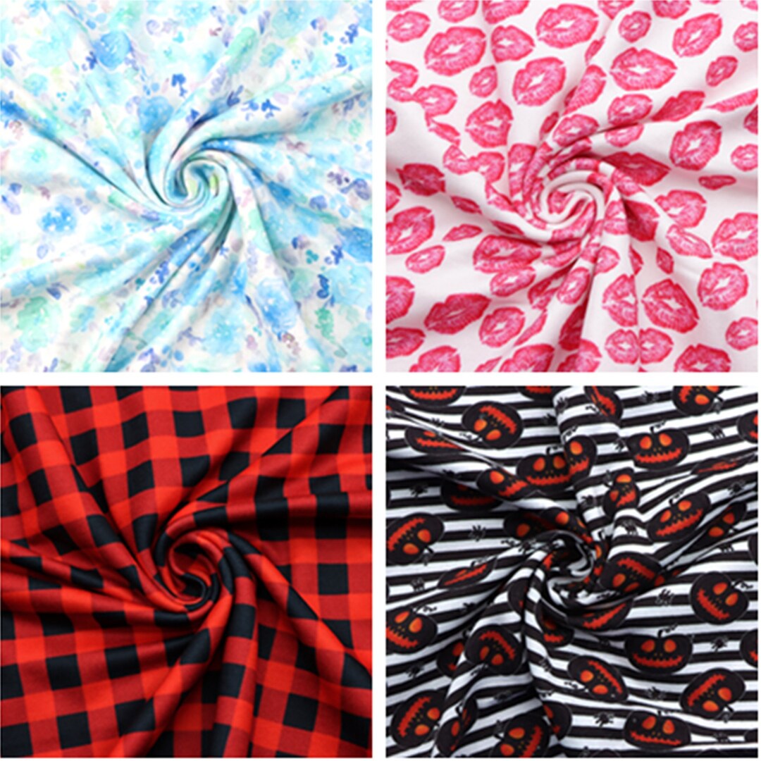 Double Brushed Poly Knit Fabric 4 Way Stretch by the - Etsy