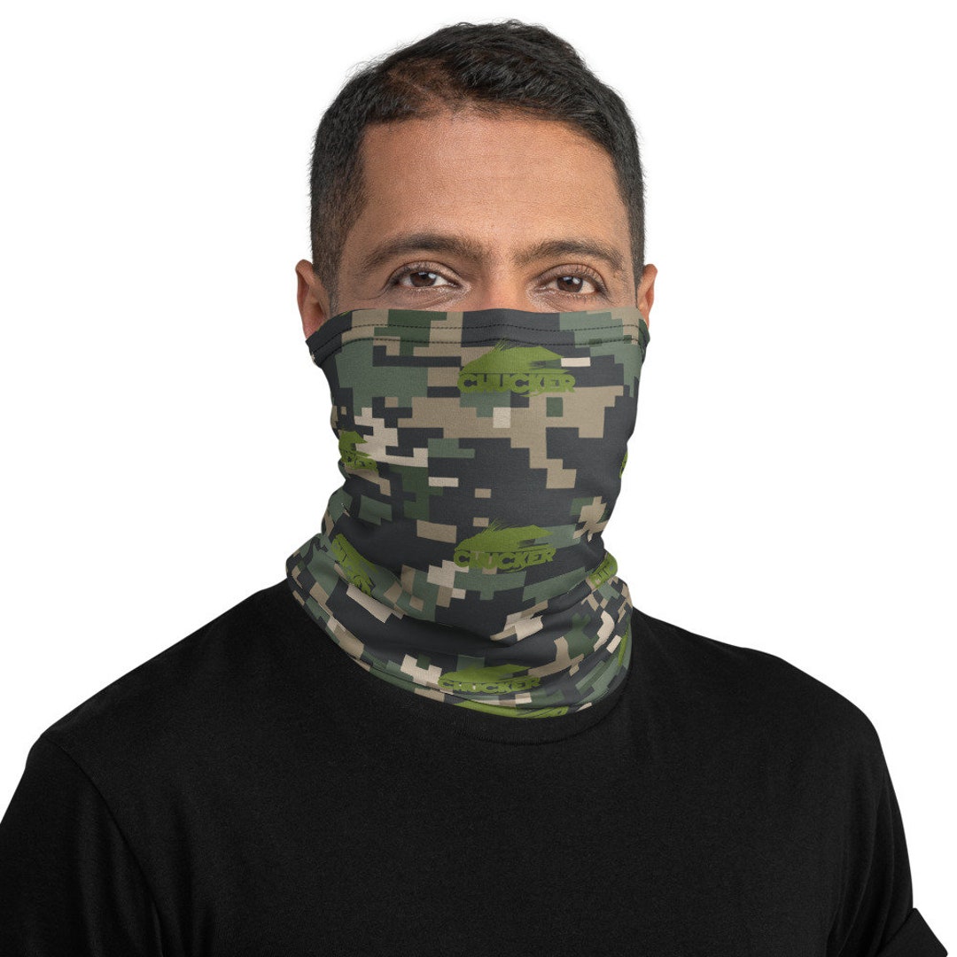 Fly Fishing Face Shield Camo Chucker Neck Gaiter Fishing Face Mask - Etsy