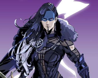 Your Strength is Your Own // Critical Role Fanart Print // Yasha ...