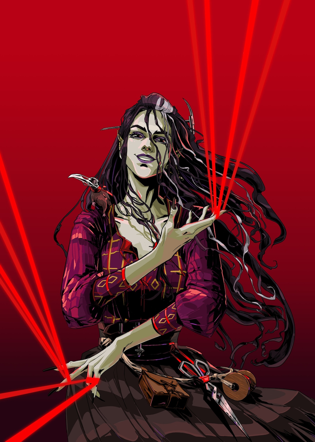 Laudna - Art Print - Critical Role - Etsy