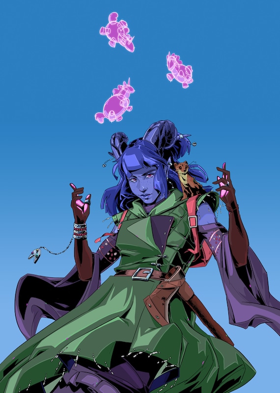 Jester Lavorre Critical Role Art Print | Etsy