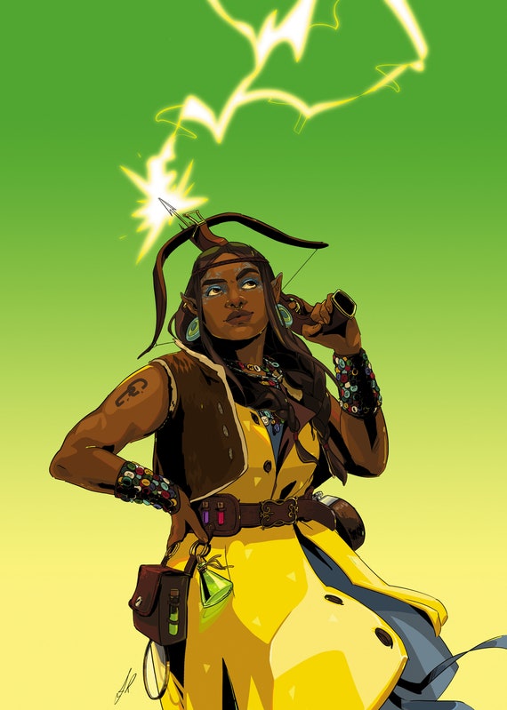 Veth Brenatto Critical Role Art Print | Etsy