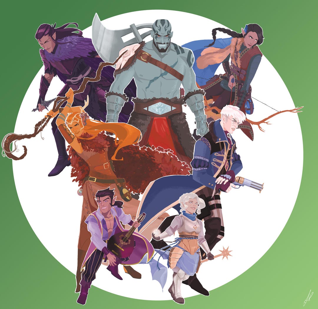 Vox Machina - Art Print - Critical Role - Etsy