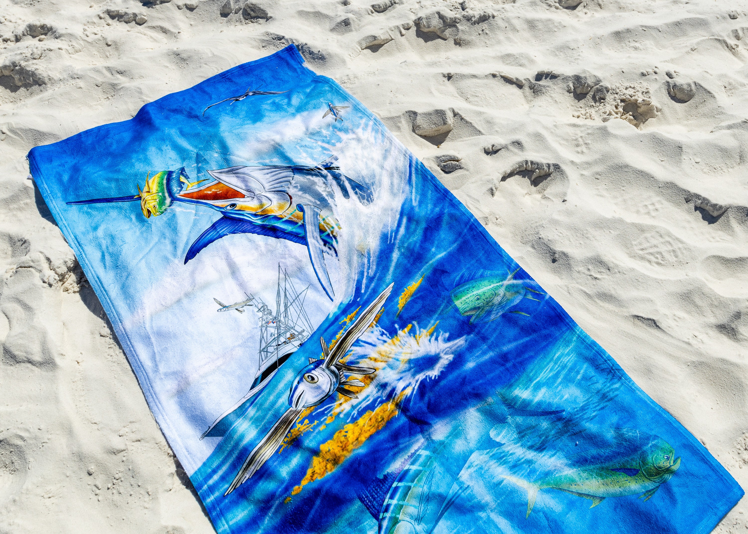 Offshore Sport Fishing Beach Towel - Etsy