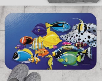 Fish Bath Mat - Etsy