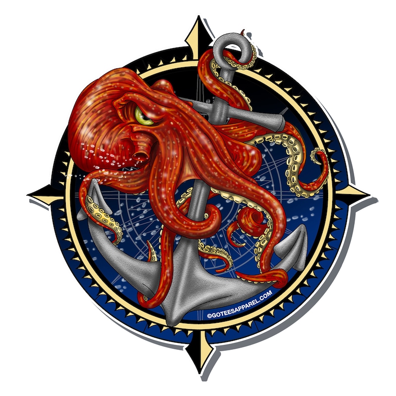 Octopus Decal - Etsy