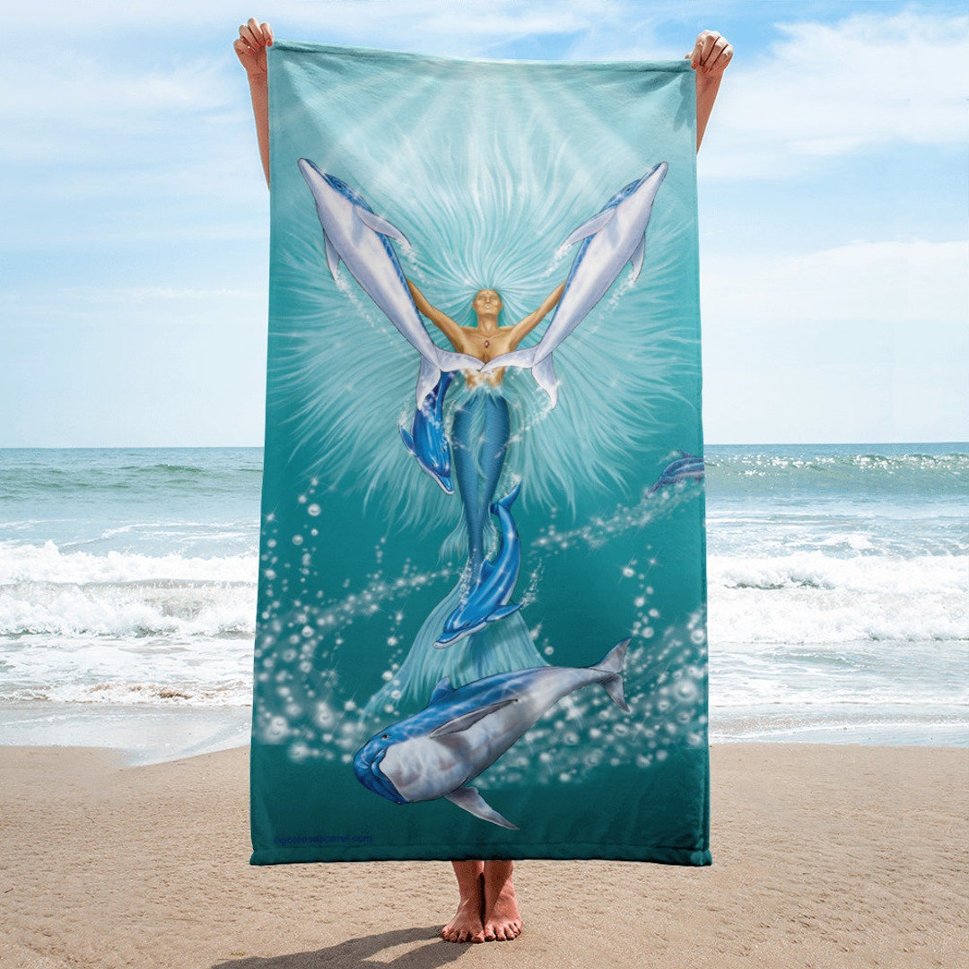 Merangel - Beach Towel - Etsy