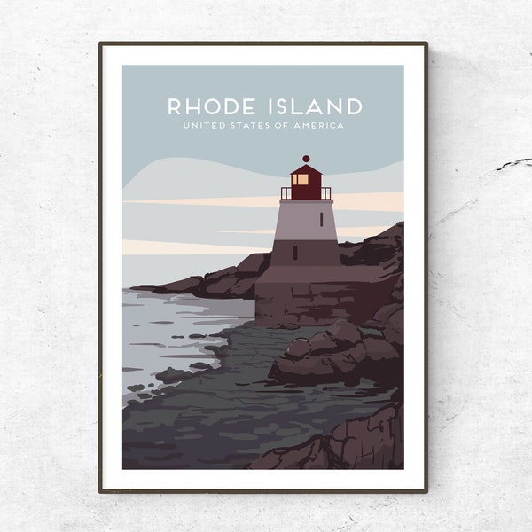 Rhode Island Print - Etsy
