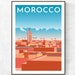 Morocco Poster / Print / Marrakesh Travel Print / Travel | Etsy