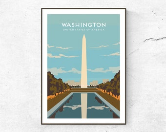 Washington Dc Poster - Etsy