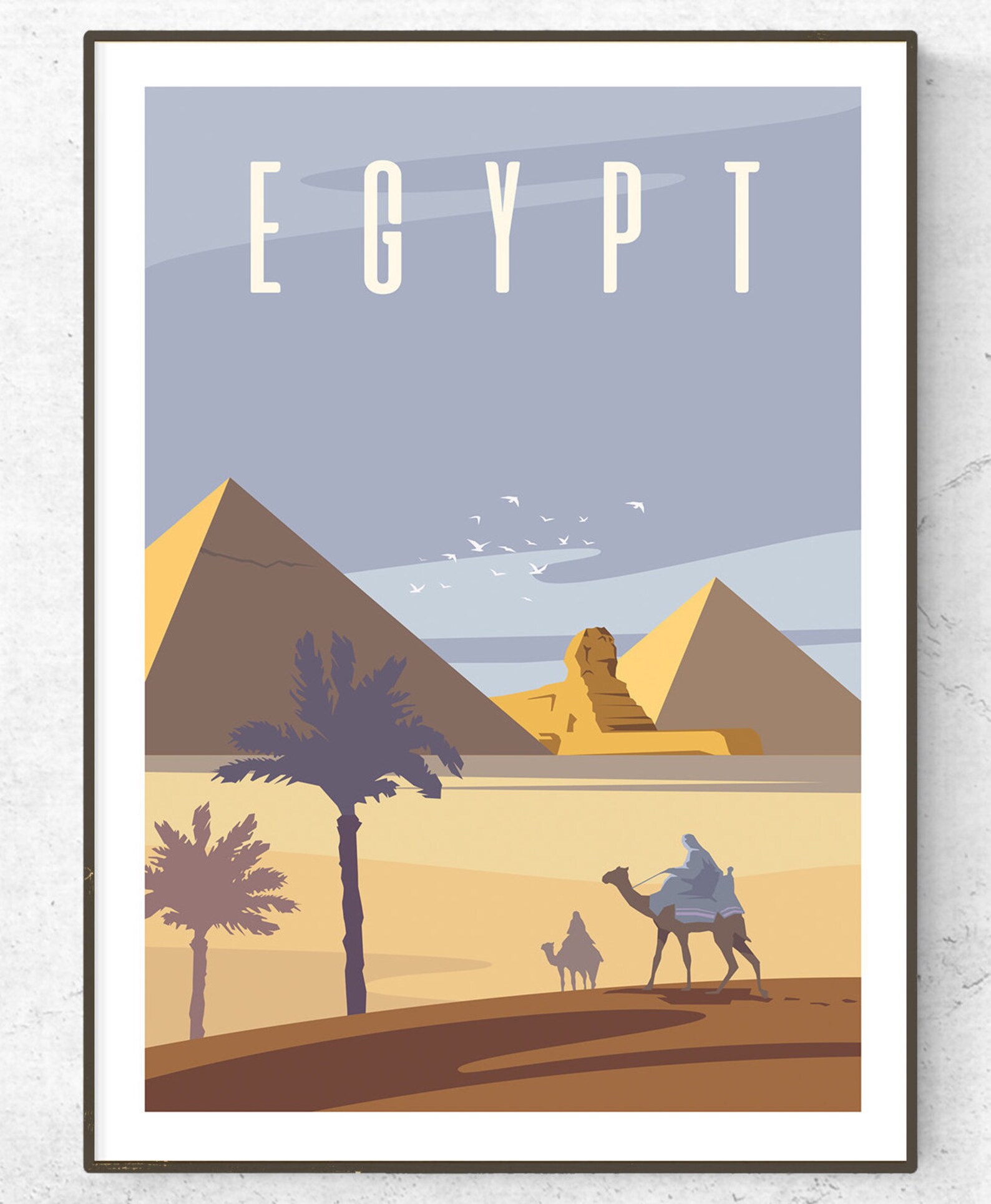 Egypt Poster / Print / Egypt Travel Print / Fashion Print / - Etsy UK
