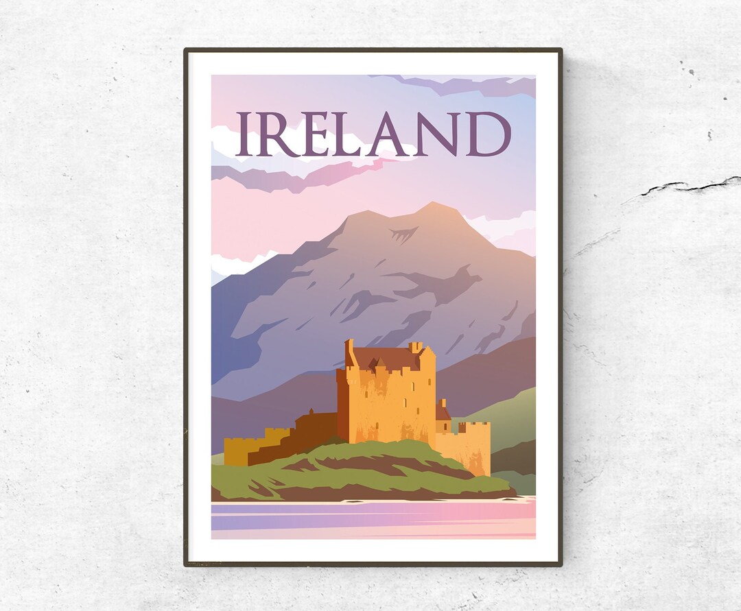 Ireland Poster / Print / Ireland Travel Print / Travel Poster / Fashion ...