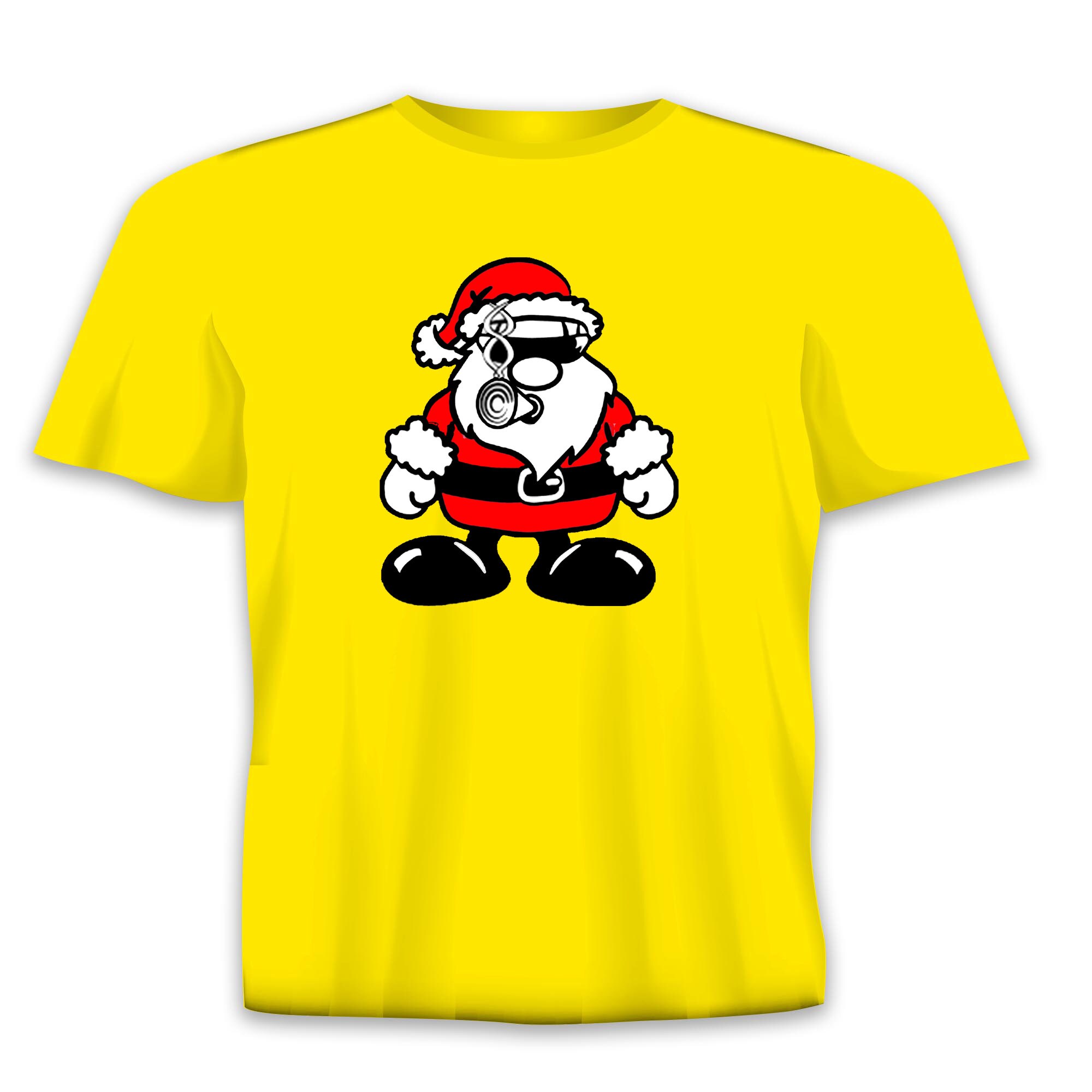 Santa Smoking A Joint Spiff Merry Christmas Santa Funny Weed T - Etsy