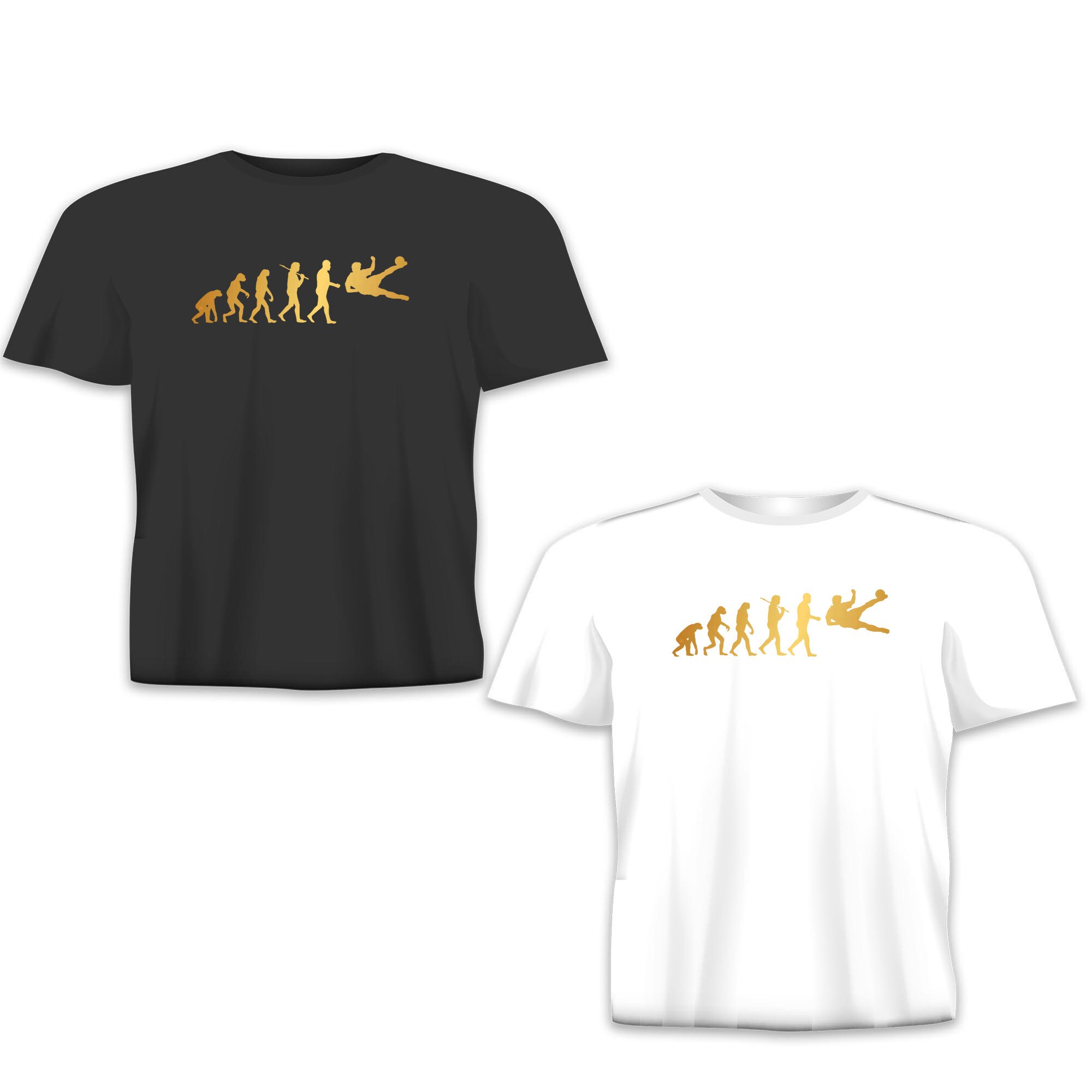 Evolution of A Footballer Football Player Evolution of Human - Etsy