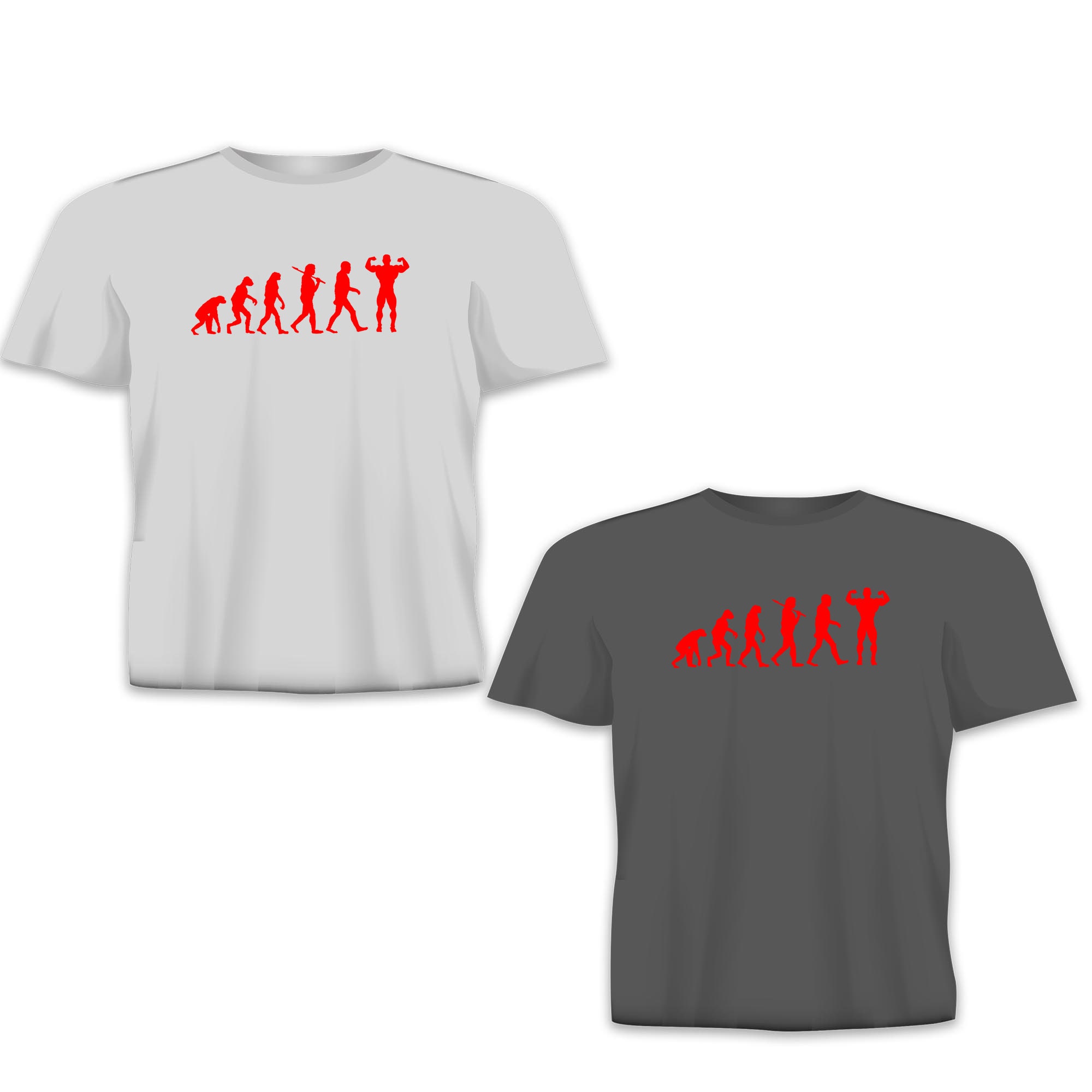 Evolution of Bodybuilder Flexing Gym Evolution of Human - Etsy