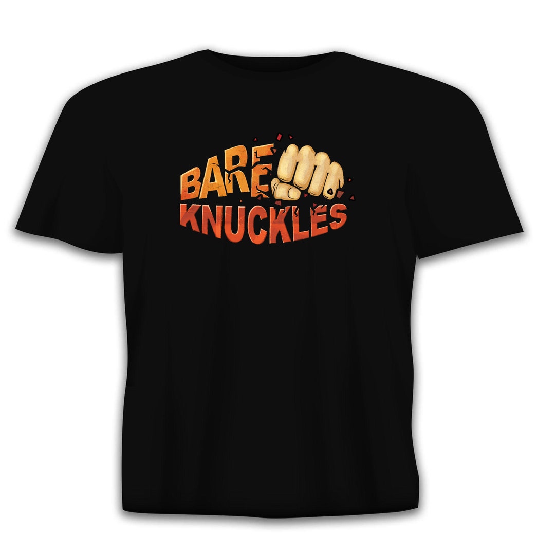 Bare Knuckles Boxing MMA Cage Fighter T Shirt - Etsy